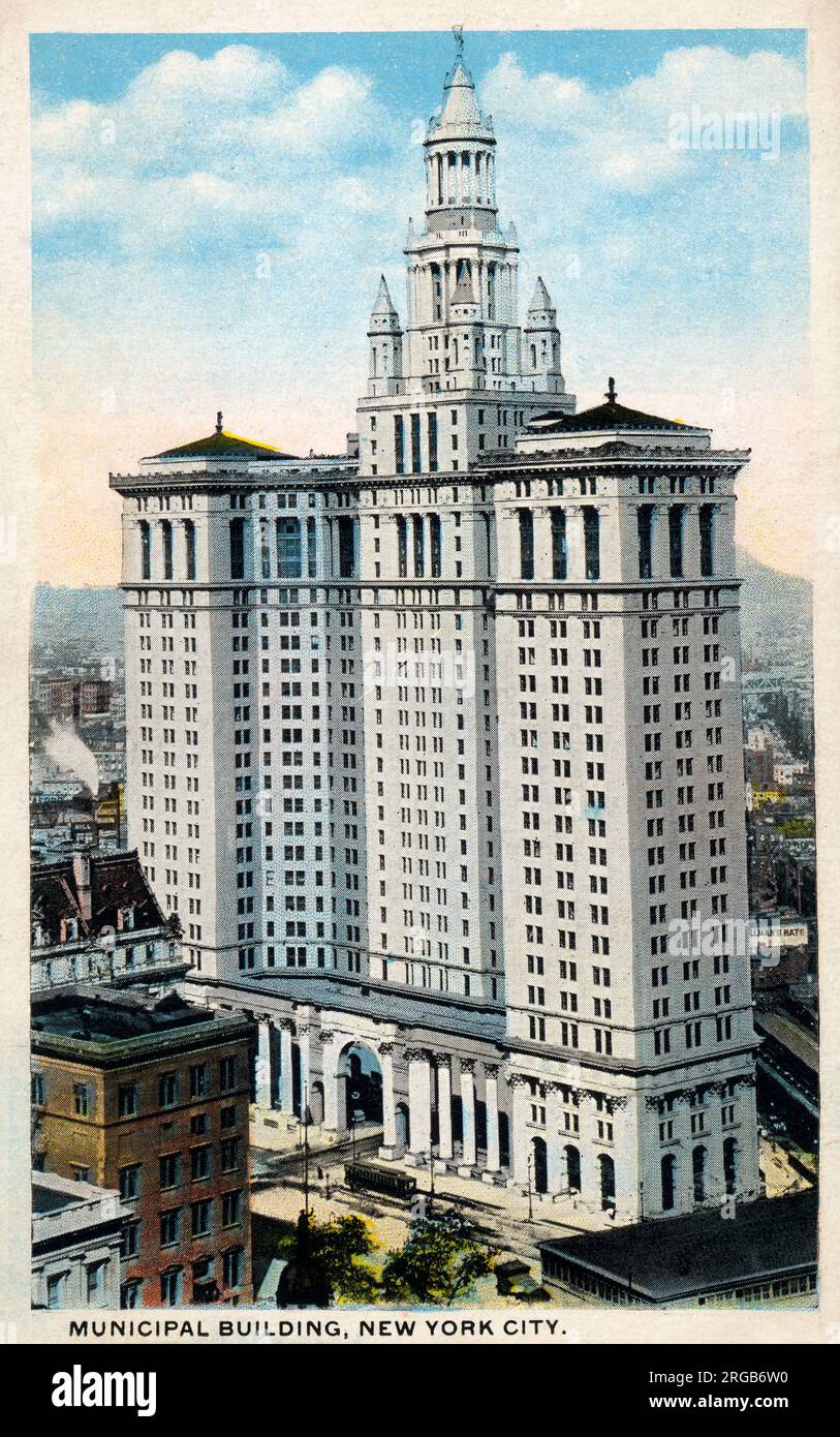Municipal Building, New York City, USA Stock Photo - Alamy