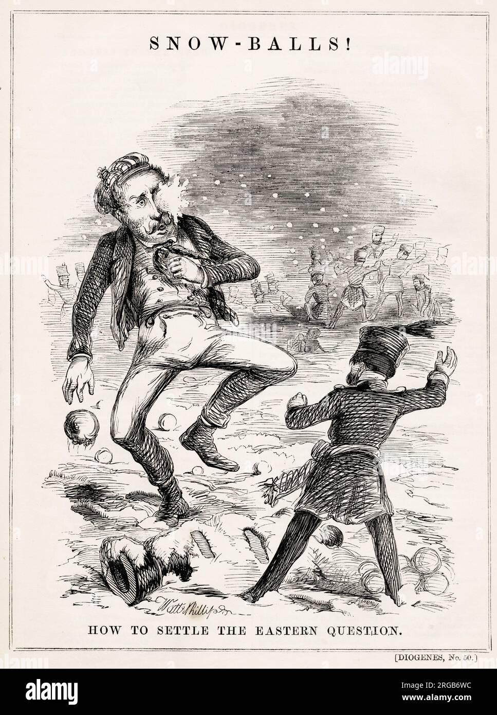 Huge snowball fight hi-res stock photography and images - Alamy