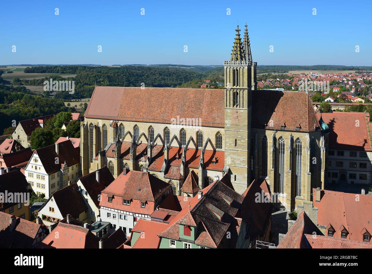 St.-Jacobskirche / St.- Jacob’s church, Rothenburg ob der Tauber ...