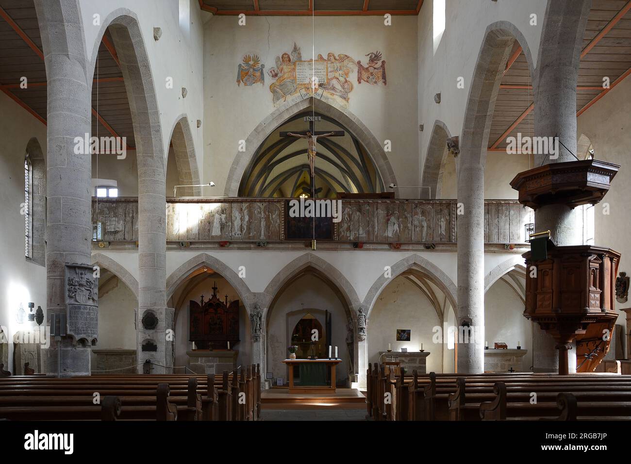 Franziskanerkirche / Franciscan Church, Rothenburg ob der Tauber ...