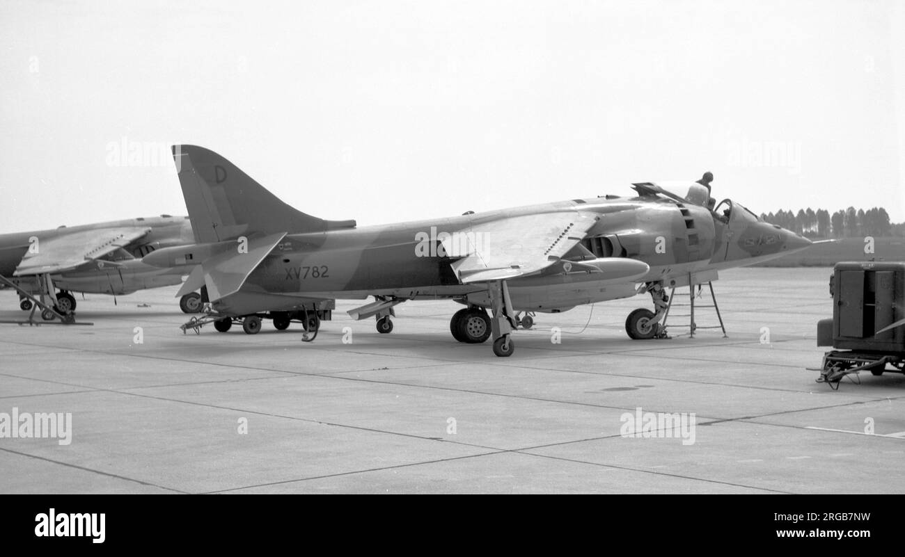 Royal Air Force - Hawker Siddeley Harrier GR.1 XV782 'D', of No.4 ...