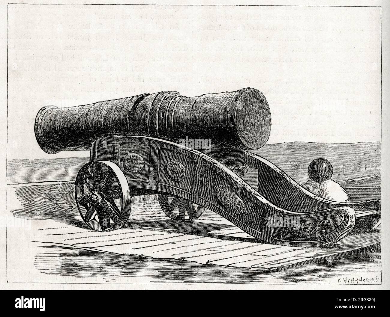 Edinburgh castle mons meg cannon hi-res stock photography and images ...