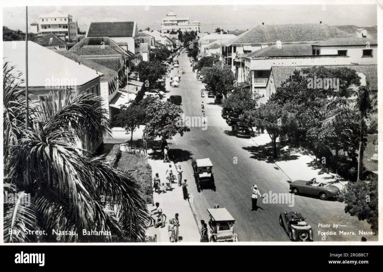 Nassau, Bahamas - Bay Street Stock Photo - Alamy