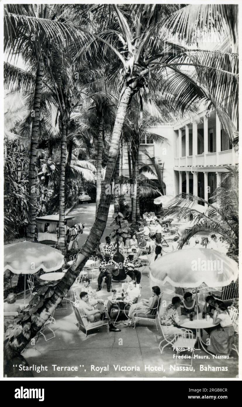 Nassau, Bahamas - 'Starlight Terrace' - Royal Victoria Hotel Stock ...