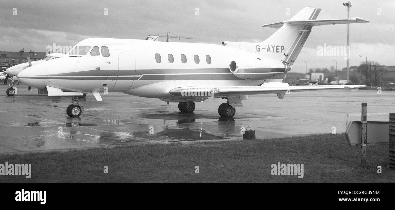 Hawker Siddeley HS-125-400A G-ATEP (msn 25219), of Hawker Siddeley ...