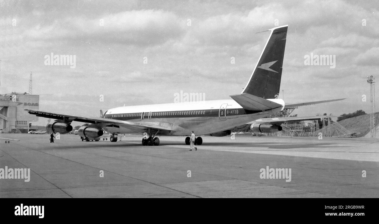 Boeing 707-365C G-ATZD (msn 19590, line Number 654), of British ...