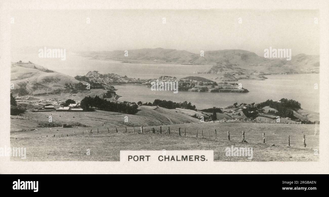 New Zealand - Port Chalmers situated on the beautiful Otago Harbour and seven miles from Dunedin ...