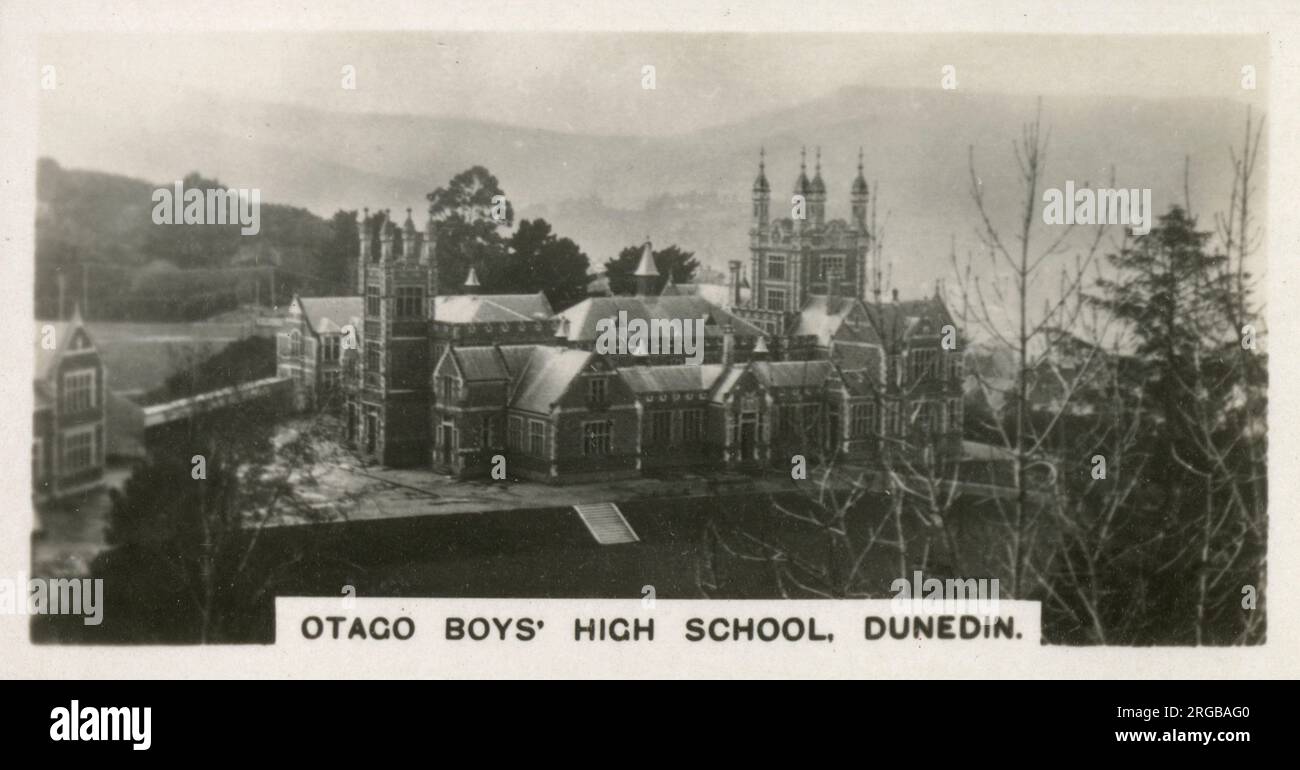 New Zealand - Otago Boys' High School, Dunedin, which opened in 1885 ...