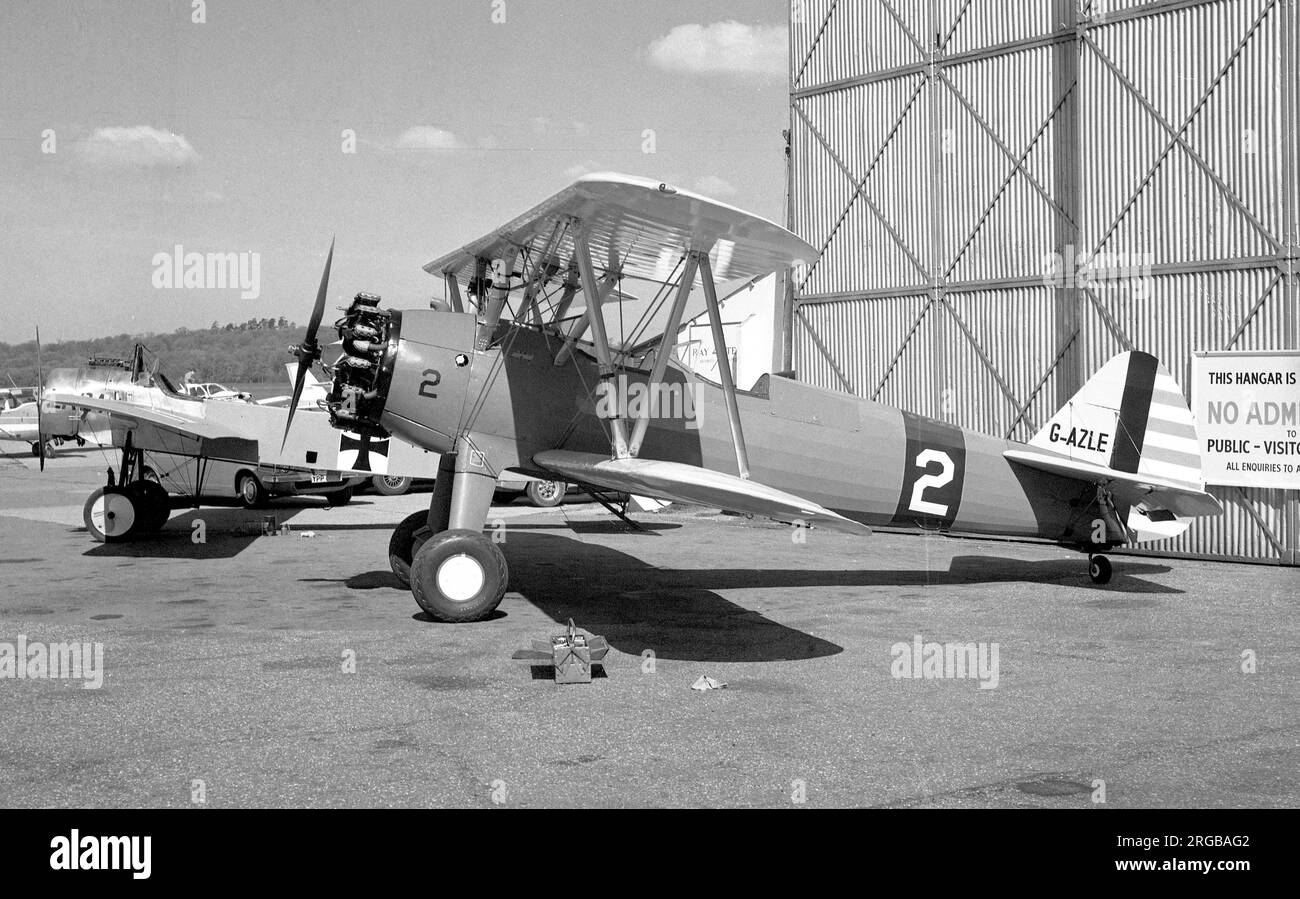 Boeing-Stearman N2S-5 Kaydet G-AZLE (Model A75N1, msn 758543, ex USAAF ...
