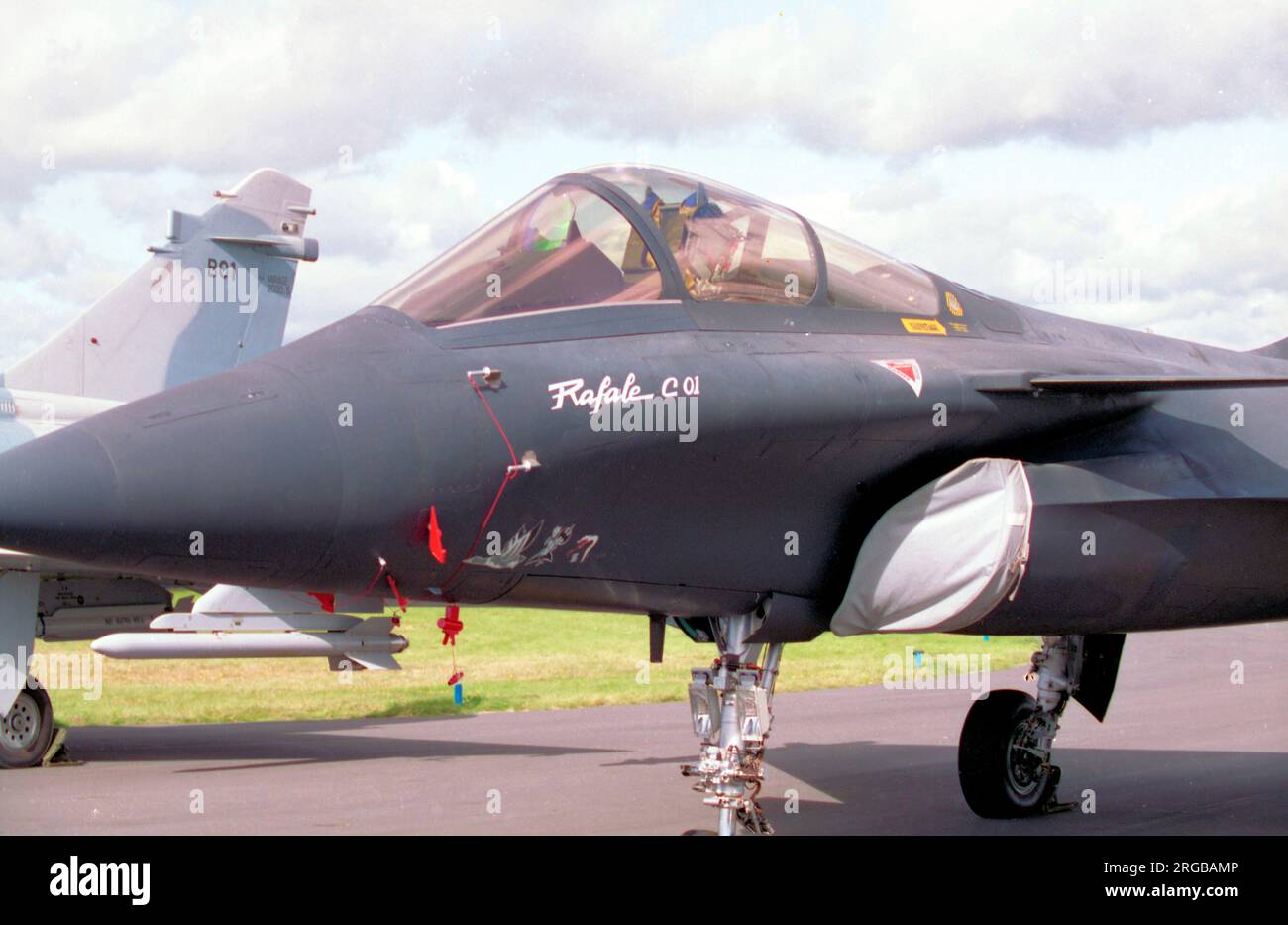 Dassault Rafale C '01', at the SBAC Farnborough International Air Show ...