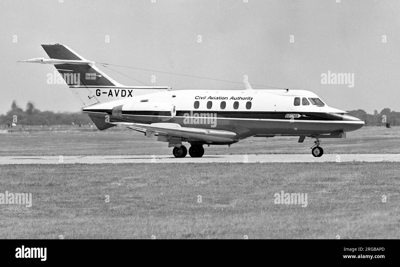 Hawker Siddeley HS.125-3B/RA G-AVDX (msn 25113), of the Civil Aviation ...