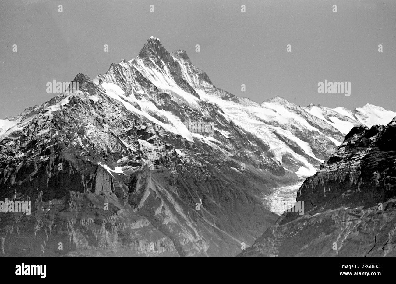 Alpine Mountain view - The Alps Stock Photo - Alamy