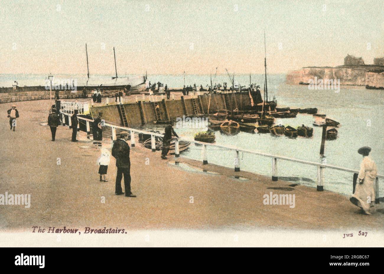 The Harbour, Broadstairs, a coastal town on the Isle of Thanet in the ...