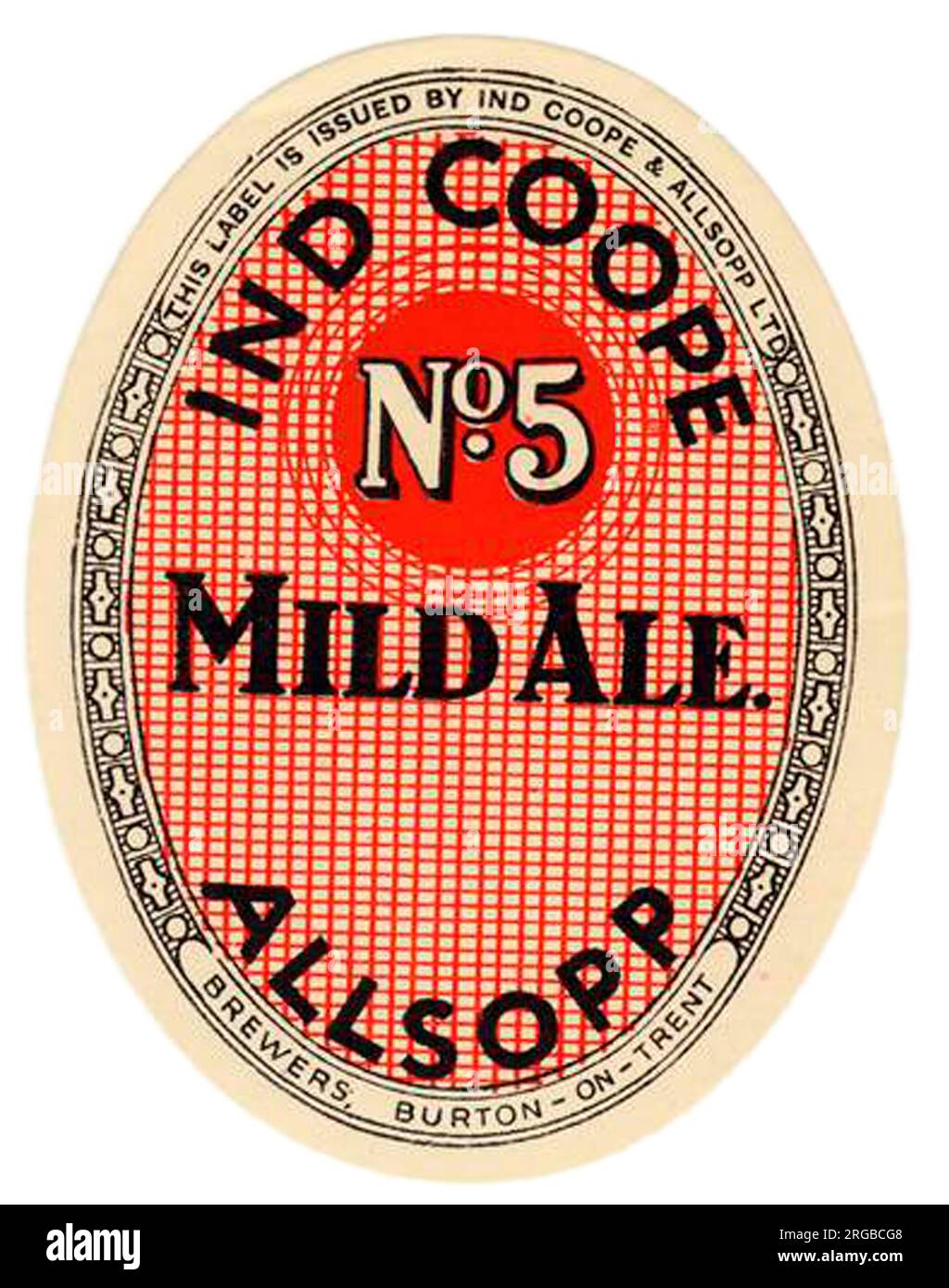 Ind Coope & Allsopp No5 Mild Ale Stock Photo - Alamy