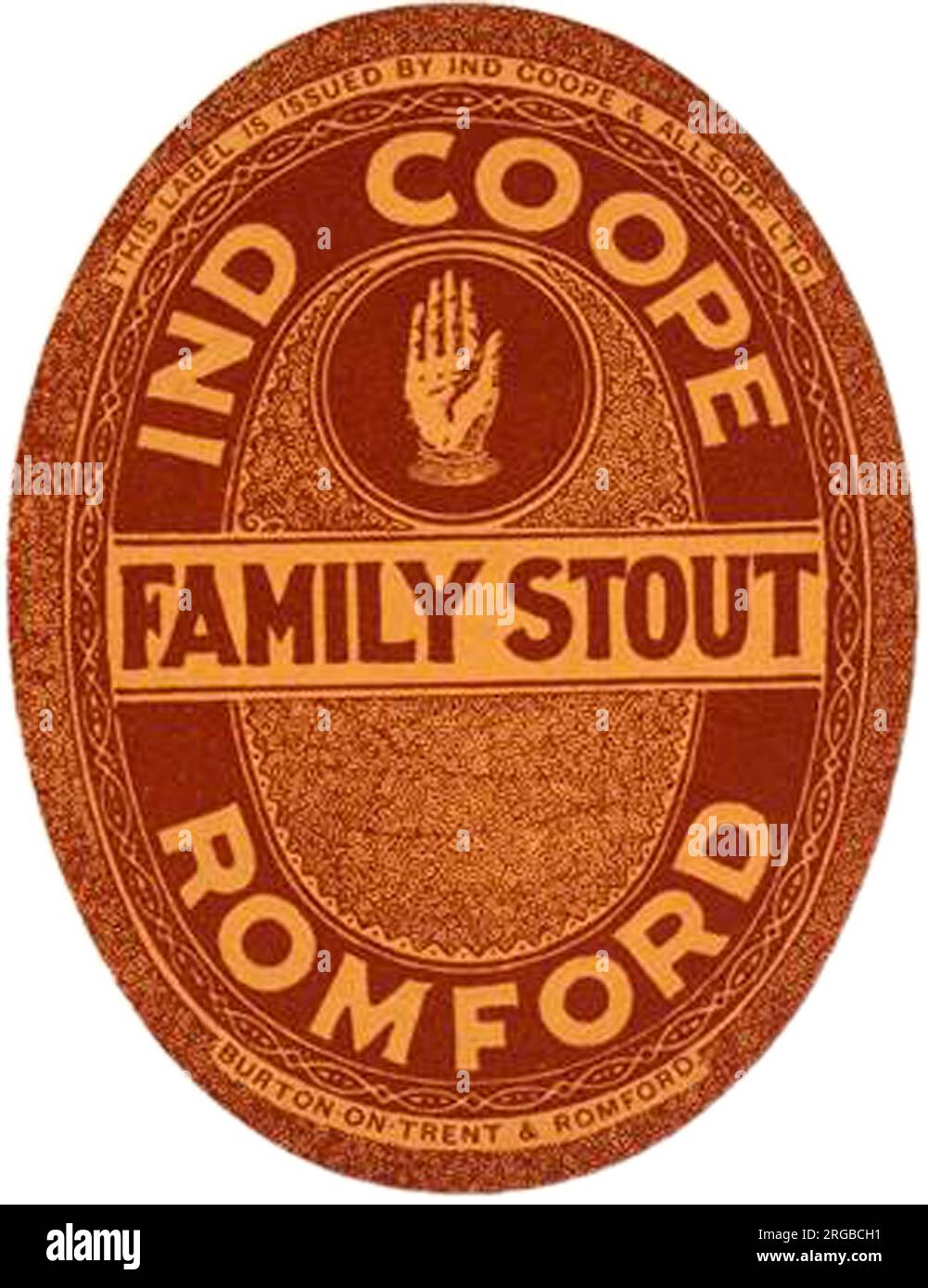 Ind Coope Family Stout Stock Photo - Alamy
