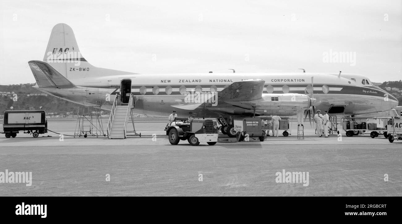 Vickers Viscount 807 ZK-BWO (msn 428), of N.A.C. (National Airways ...