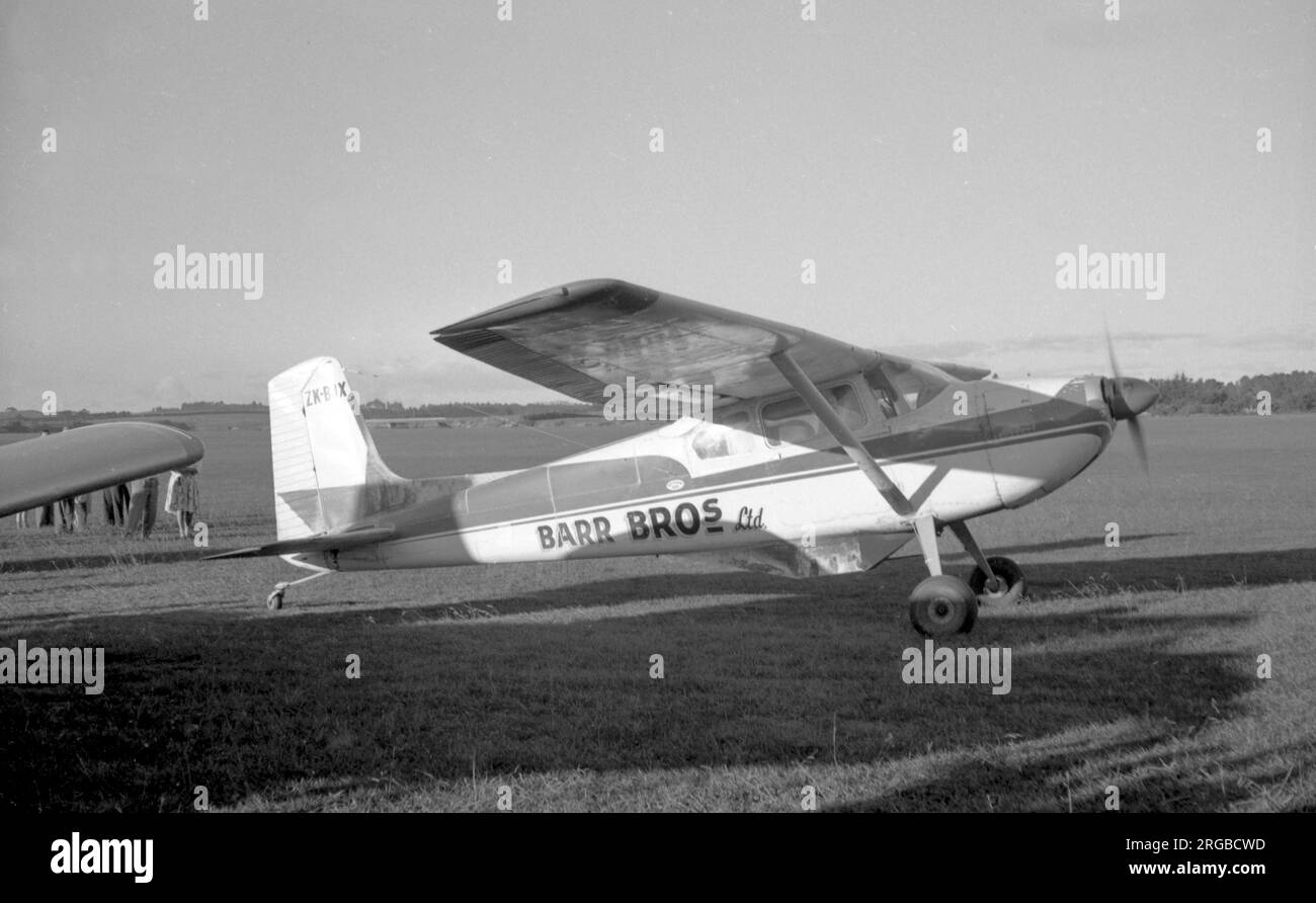 Cessna 180 ZK-CKU (msn 31417, ex N2969C), of Barr Brothers, at Mangere ...