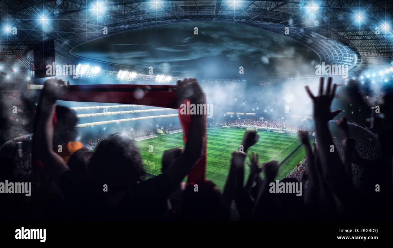 Stadium fans chorus hi-res stock photography and images - Alamy