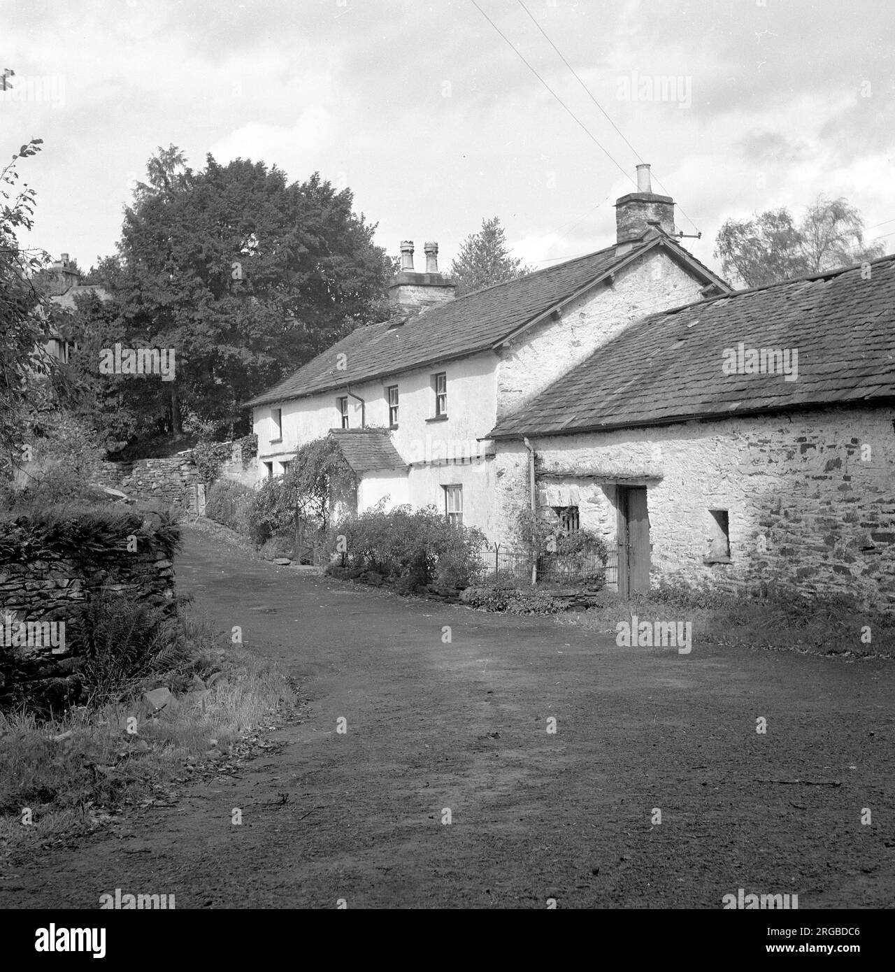 Lake district: Cottage Stock Photo - Alamy