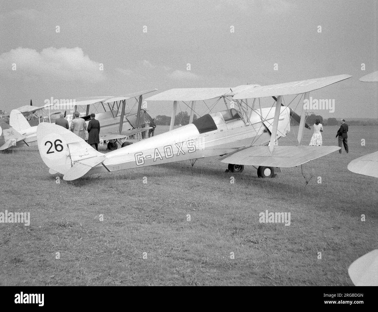 Royal aeronautical society garden party Black and White Stock Photos ...
