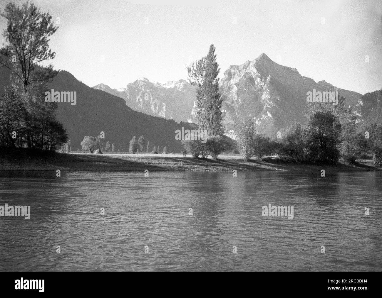 Historical swiss view Black and White Stock Photos & Images - Alamy