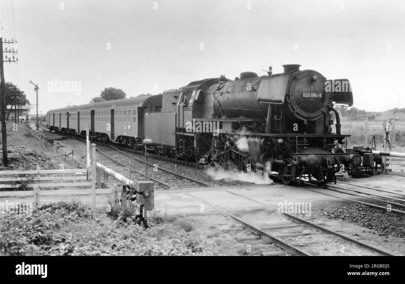 Deutsche Bundesbahn (DB - German Federal Railway) steam locomotive '023 ...