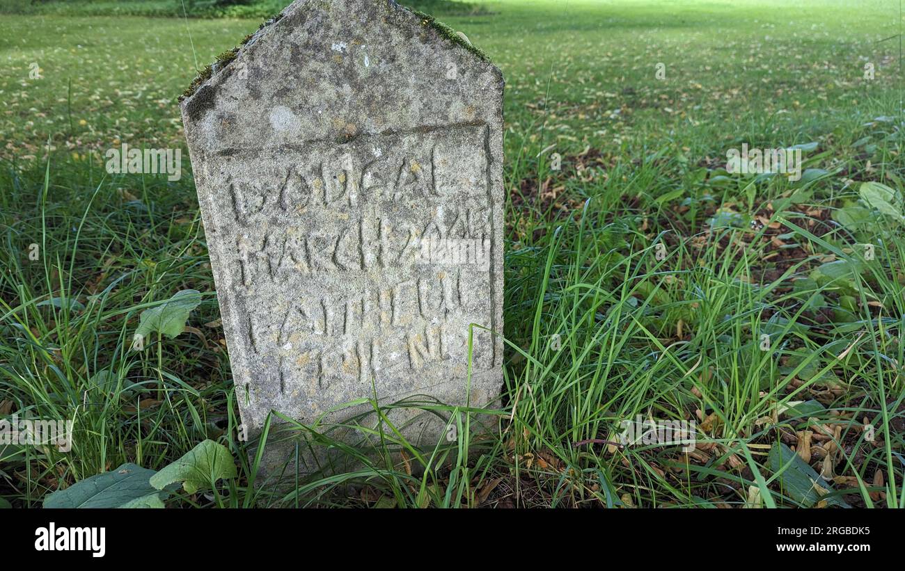 Pet cemetery, Haddo House and country park, Aberdeenshire, Scotland ...