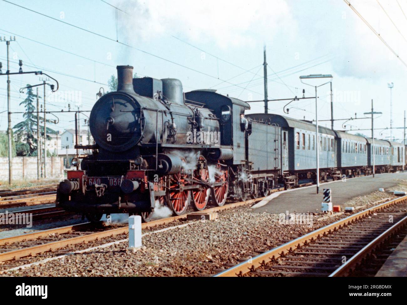 Steam locomotive '640 036 Stock Photo - Alamy