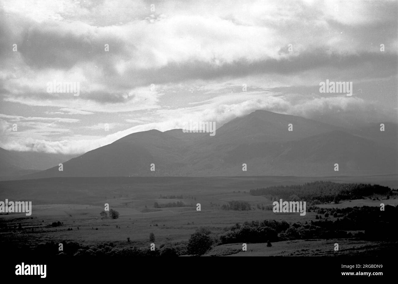Scottish hills and lochs: - Hills with cloud formations Stock Photo - Alamy
