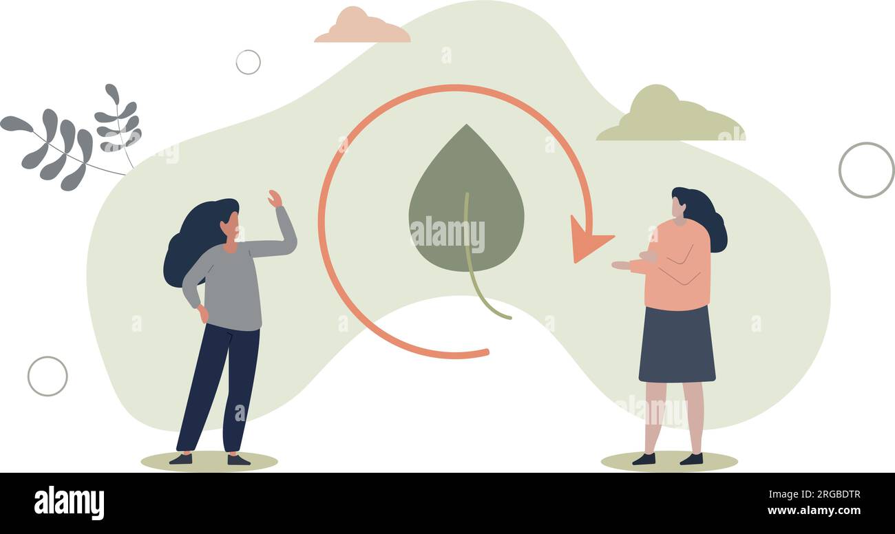 Ecology as saving sustainable green forest environment.Clean and nature ...