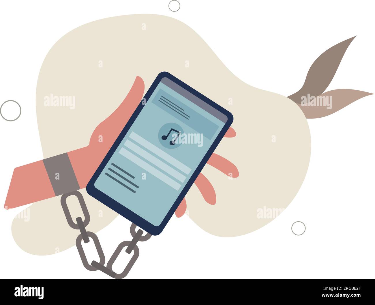 Nomophobia Cut Out Stock Images & Pictures - Alamy