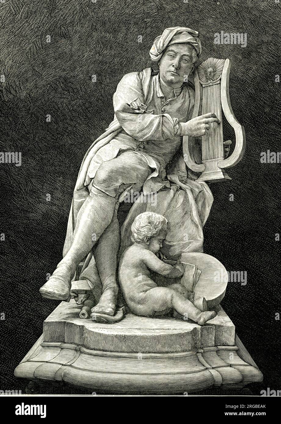 Statue of george frederick handel hi-res stock photography and images ...