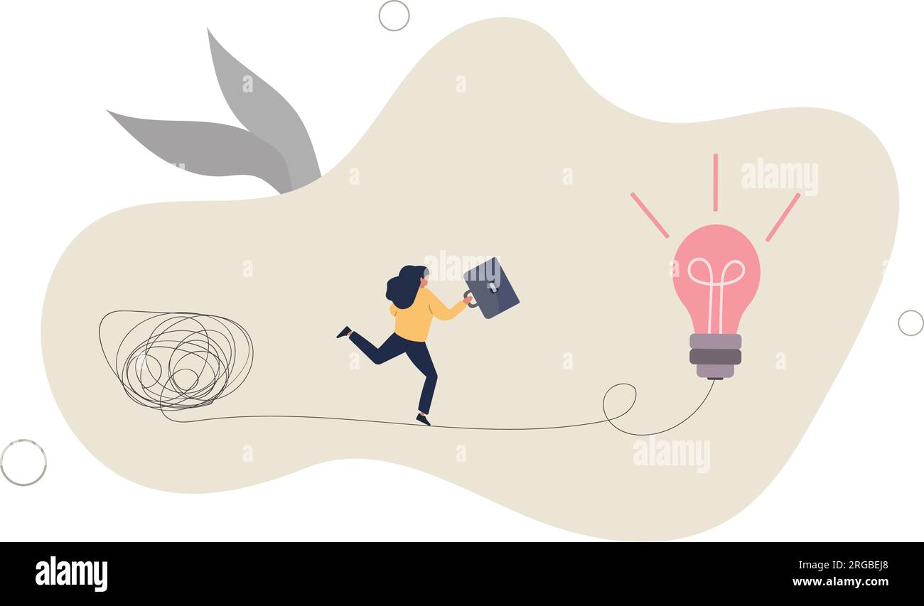 Simplify idea to find solution, thinking process or creativity to solve ...