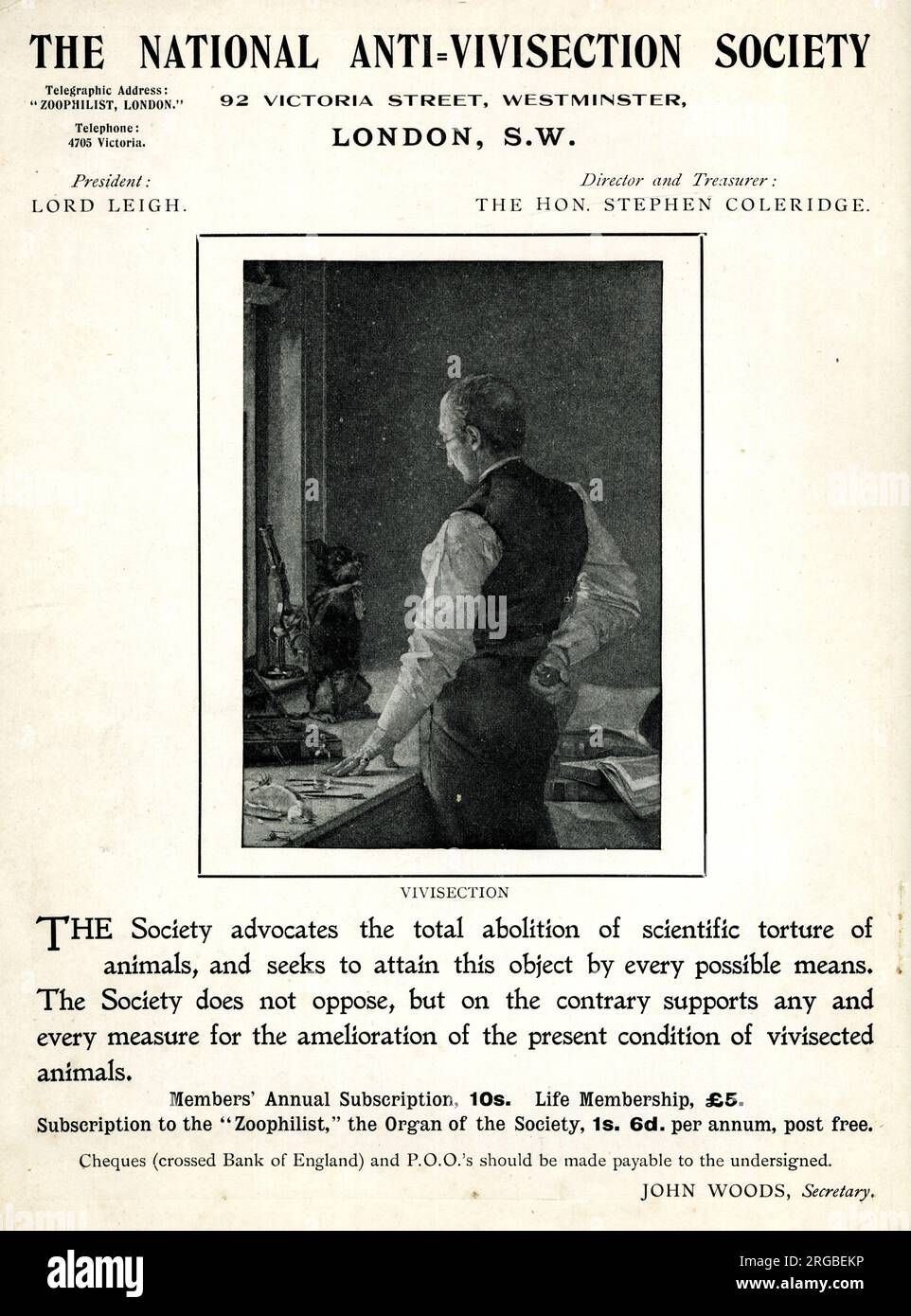 Vivisection historical hi-res stock photography and images - Alamy