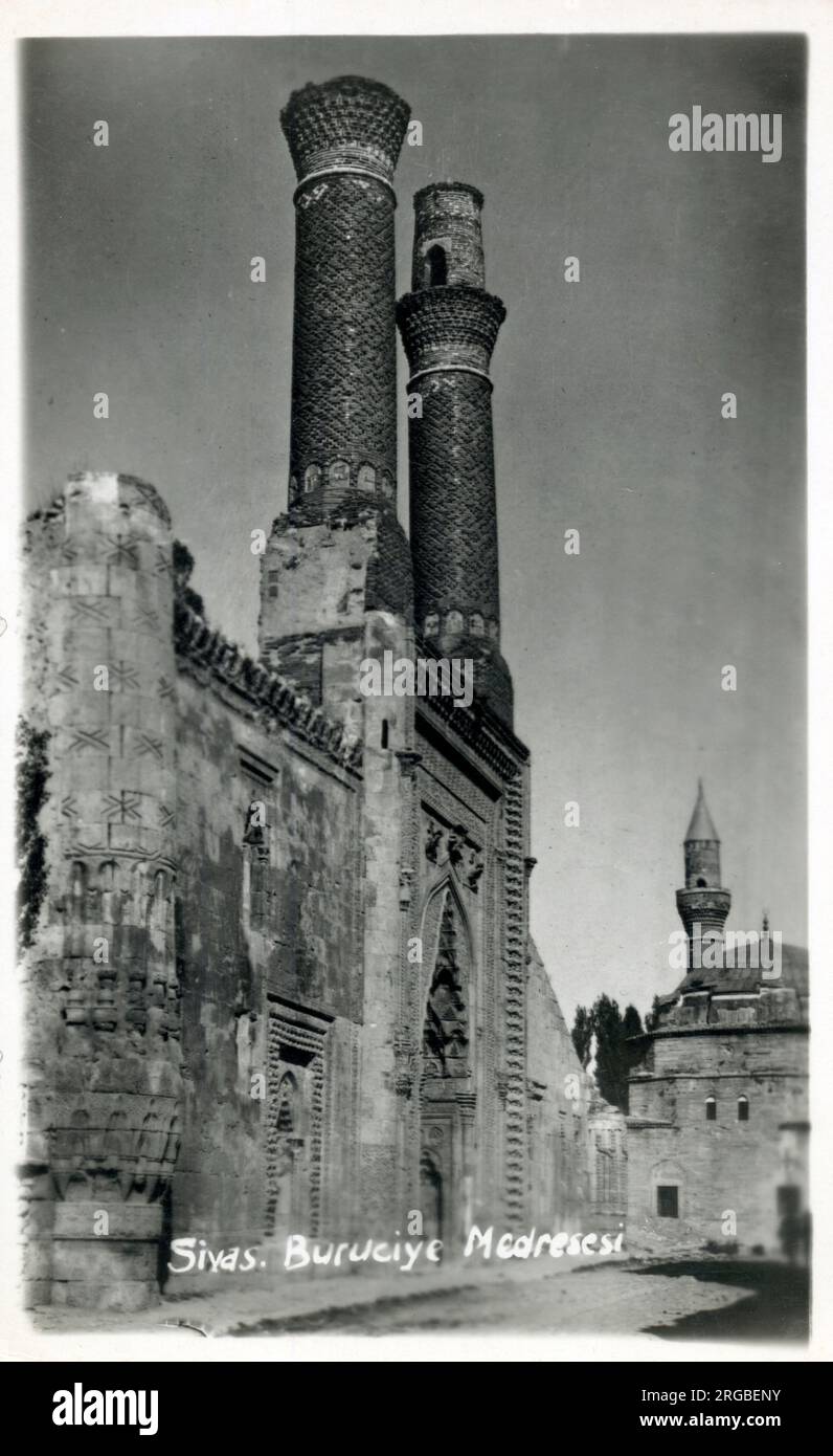 Sifaiye Medresesi - a medrese built in 1217 in Sivas, Turkey. It bears ...