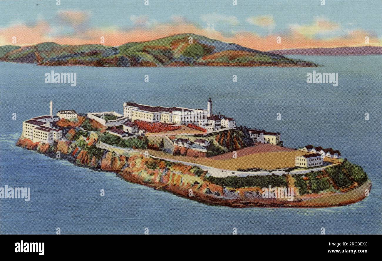 Alcatraz island 1936 hi-res stock photography and images - Alamy