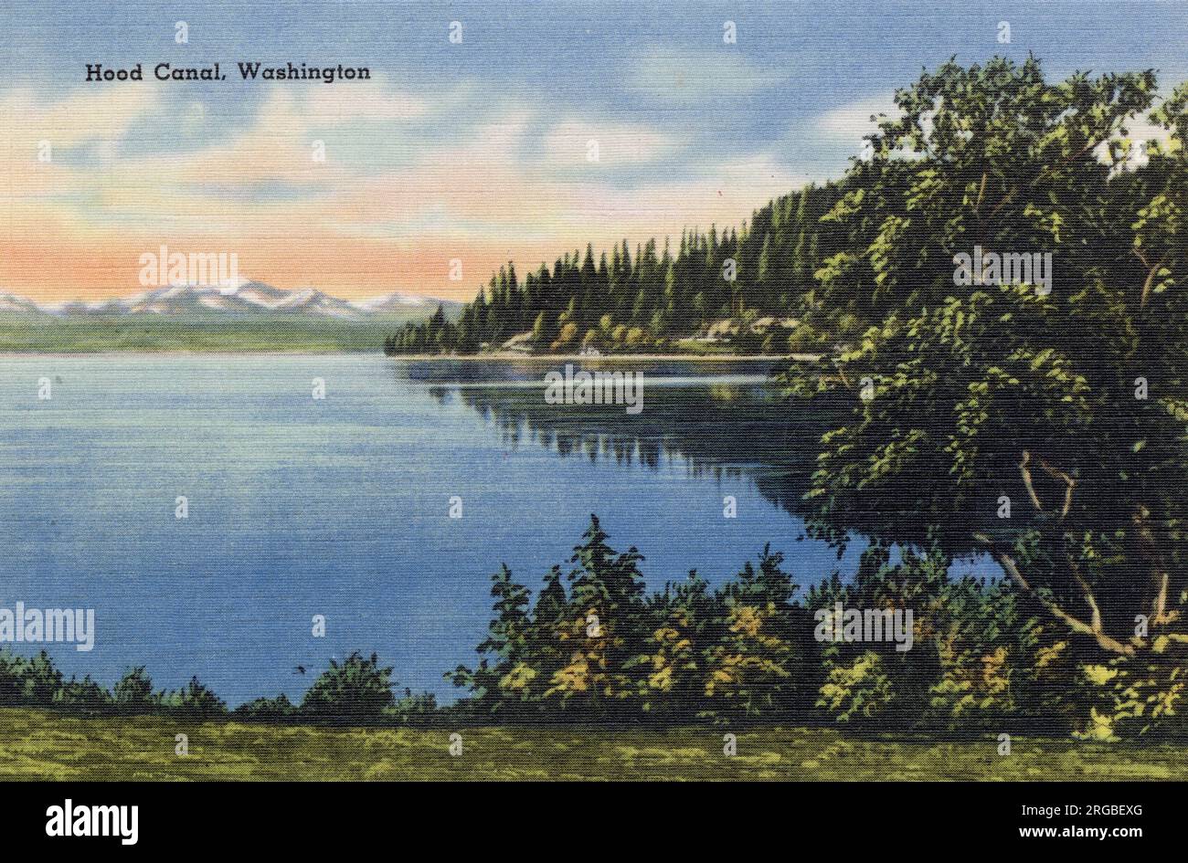 Hood Canal, Washington State, USA Stock Photo - Alamy