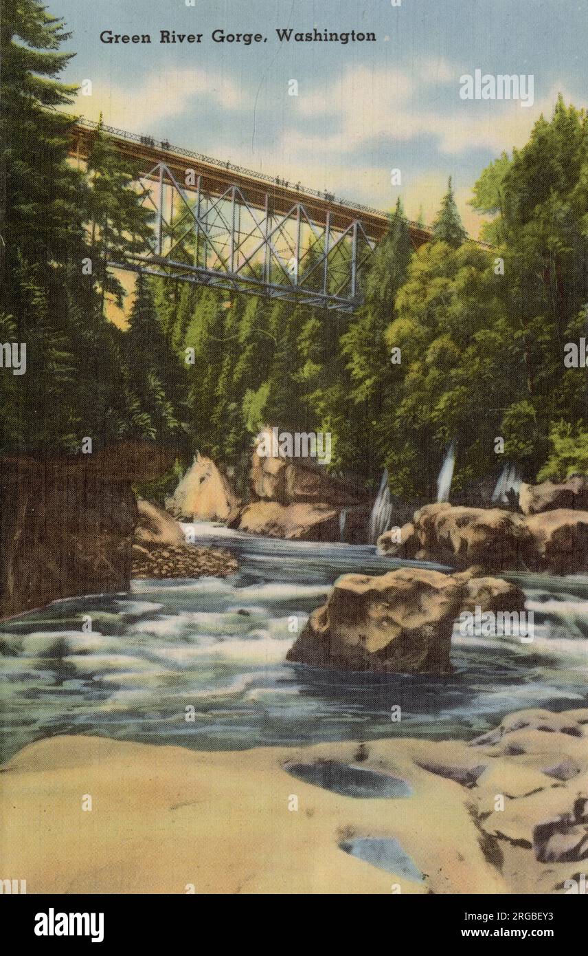 Green River Gorge, Washington State, USA Stock Photo - Alamy