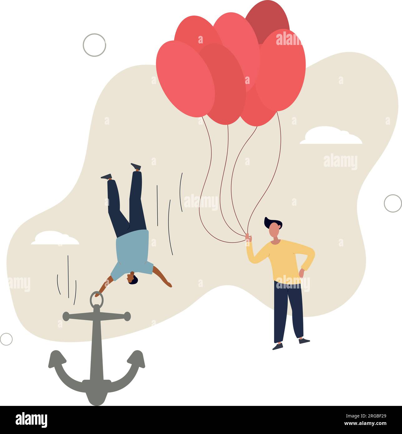 Business ranking up or down, situation for success and failure, growth ...