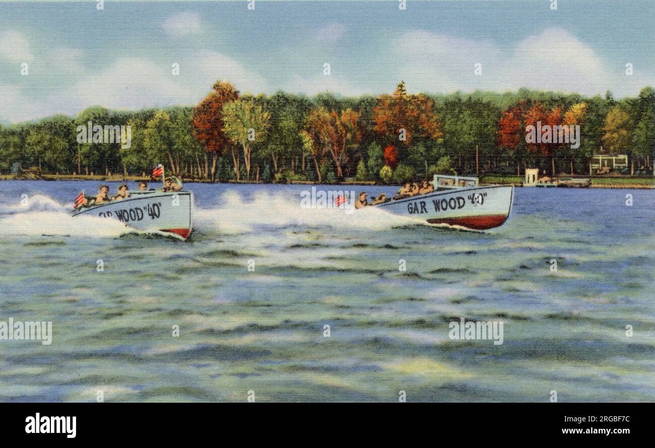Lake geneva wisconsin speedboats hi-res stock photography and images ...