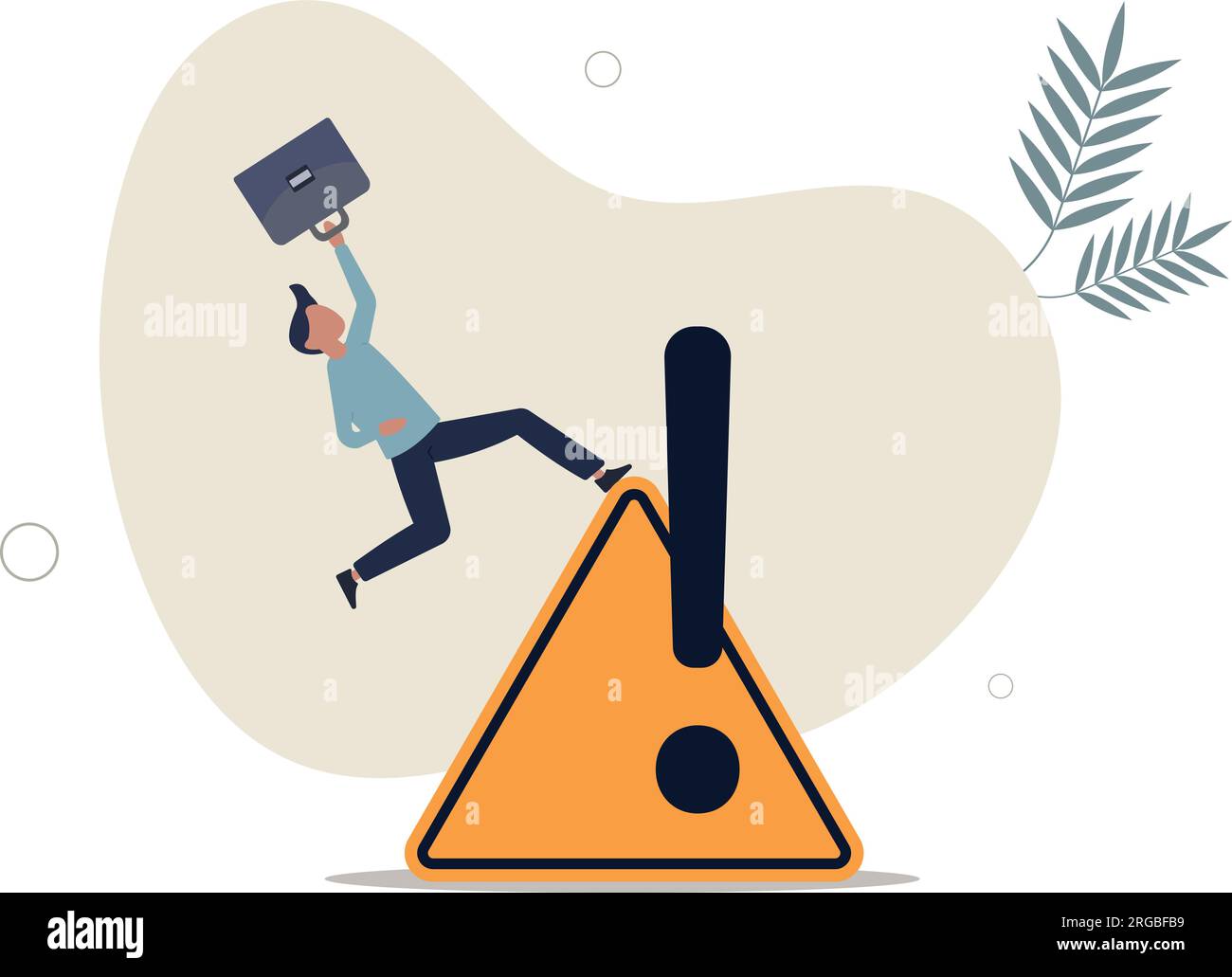 Safety warning notice scene Cut Out Stock Images & Pictures - Alamy