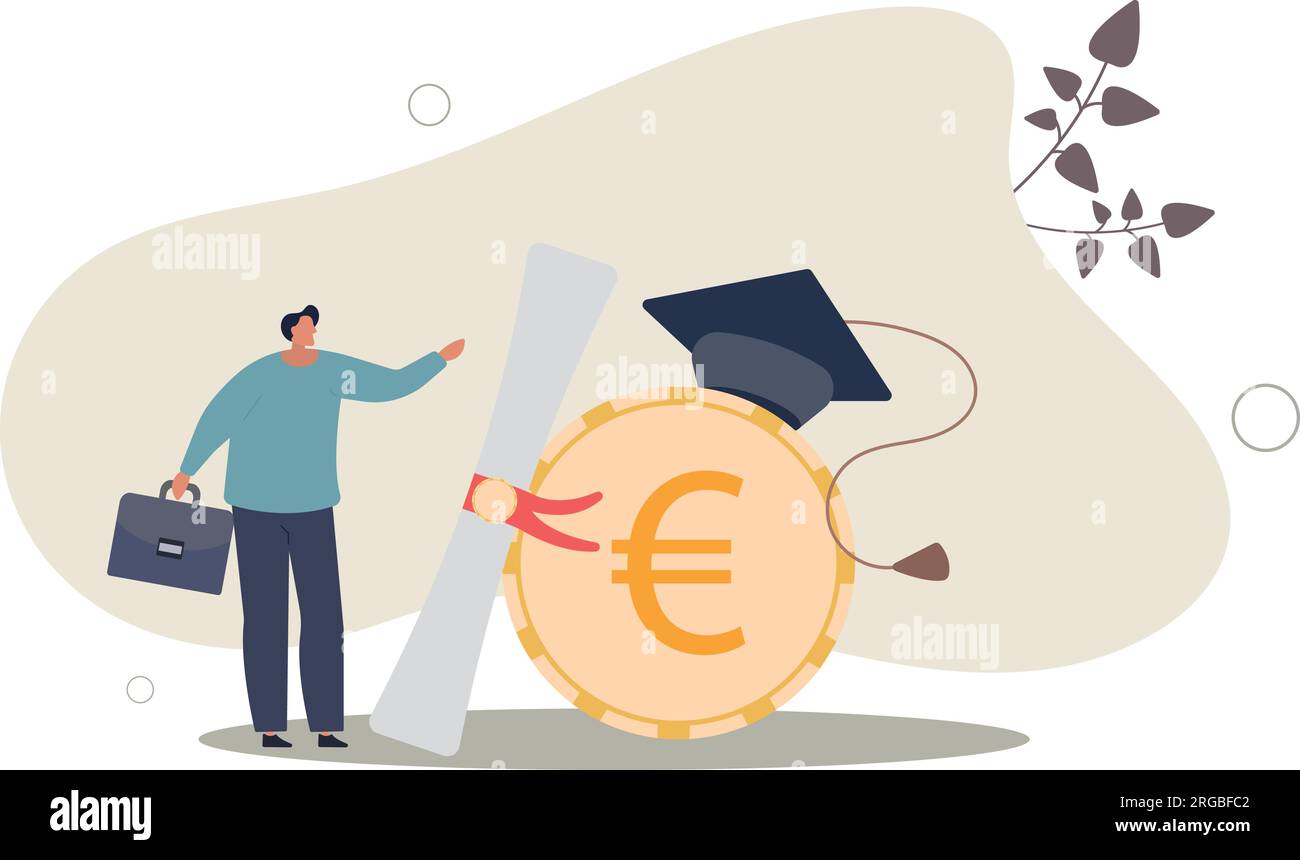 Student debt cartoon Stock Vector Images - Alamy