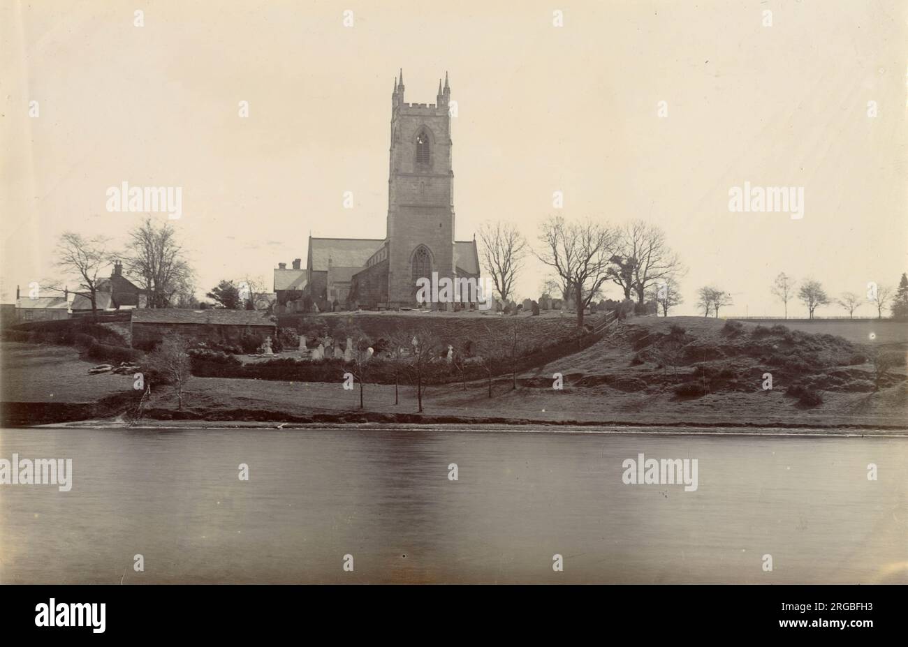 St Mary's Church, Lymm, Cheshire, now a Grade II listed building. The ...
