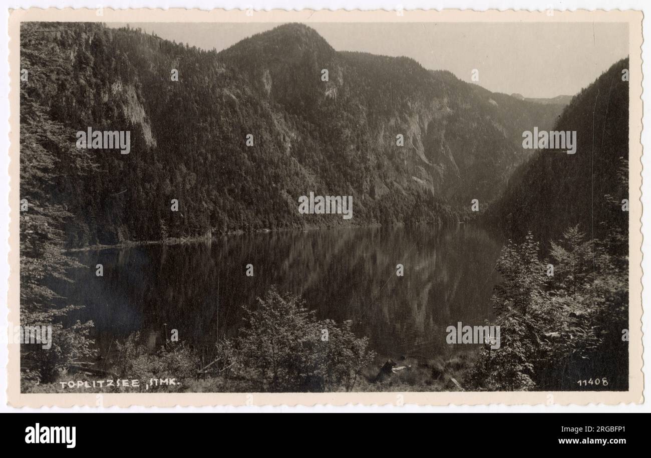Lake Toplitz (Toplitzsee), in the Austrian Alps Stock Photo - Alamy
