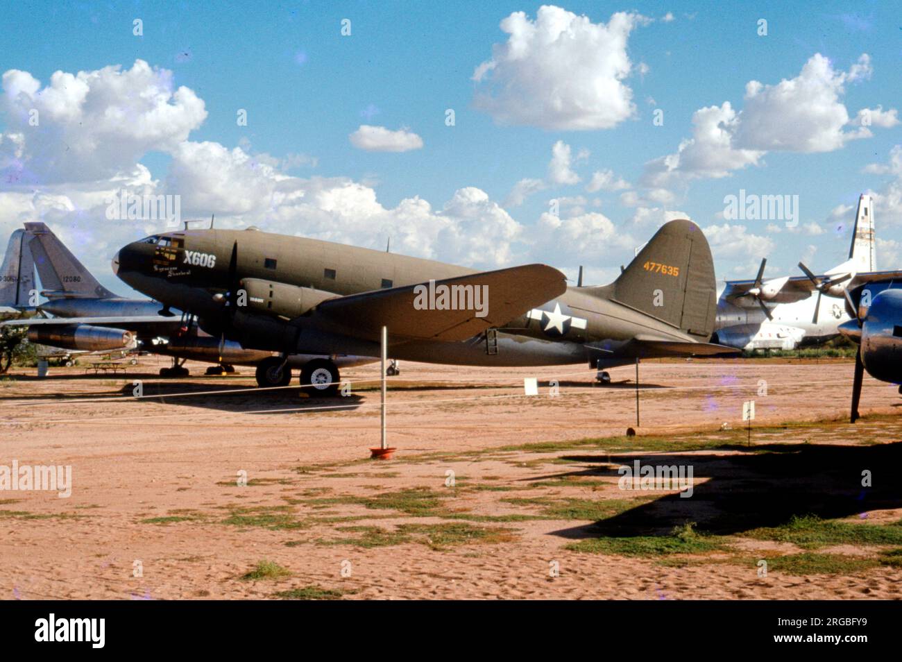 Curtiss C-46D-10-CU Commando 44-77635 (msn 33031-CU1567), on display at Pima Air and Space ...