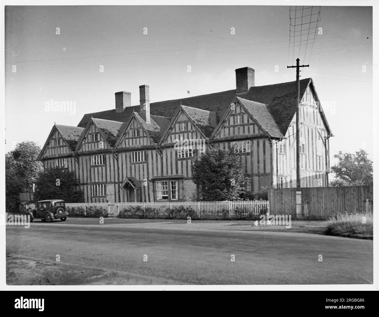 The gabled house Black and White Stock Photos & Images - Alamy