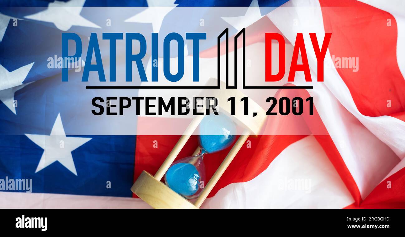 Lettering. illustration for Patriot Day. Poster, cards, banners ...