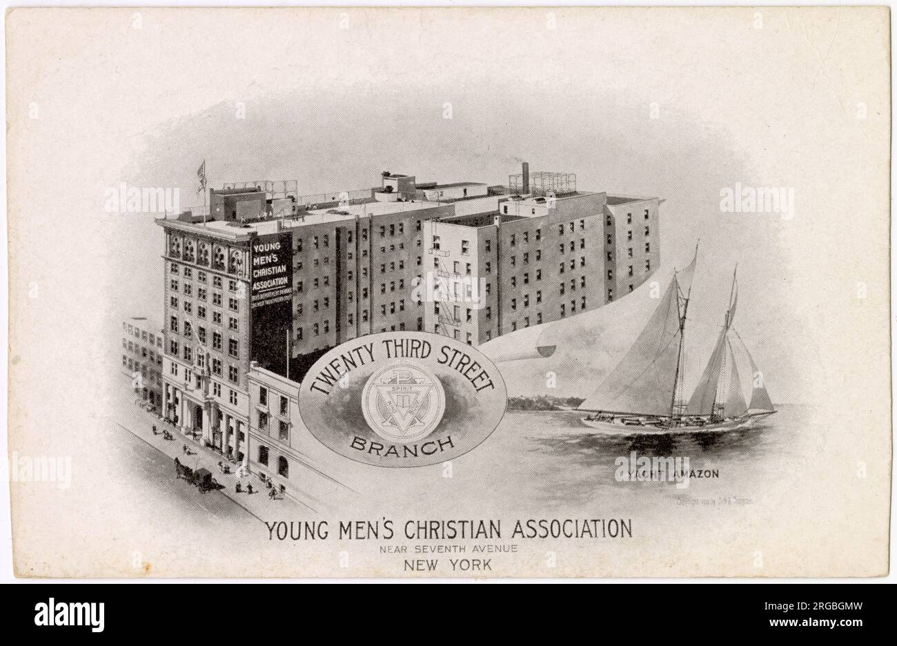 YMCA Building, 213 West 23rd Street, near 7th Avenue, New York City ...