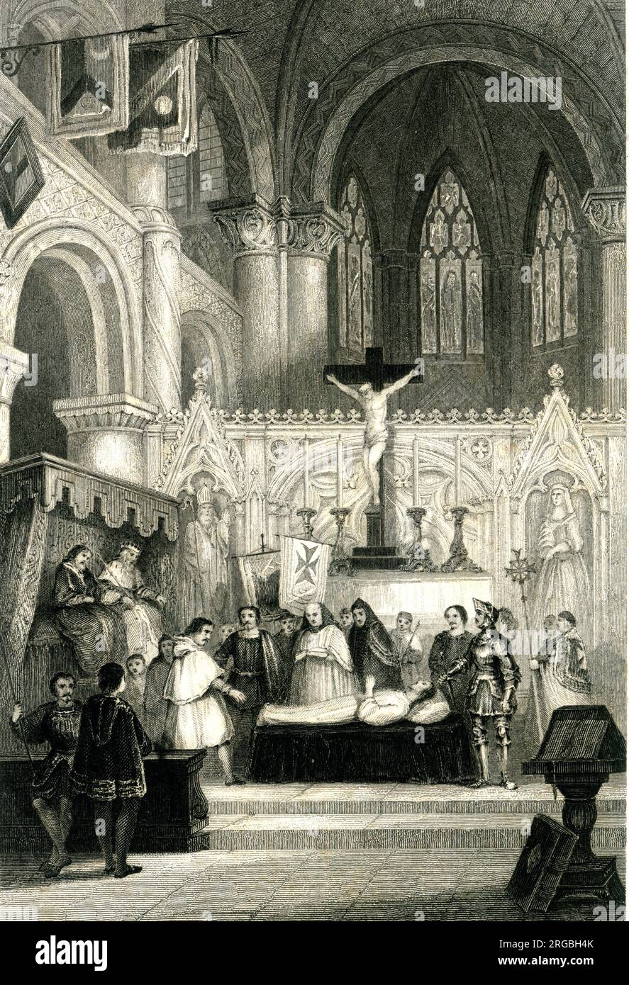 The Ordeal of Touching the Dead Body or Cruentation, a medieval method ...