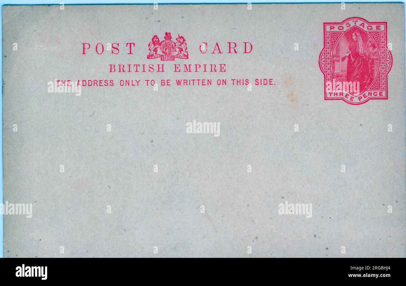 This undivided back card is printed on buff card and carries a 3d ...